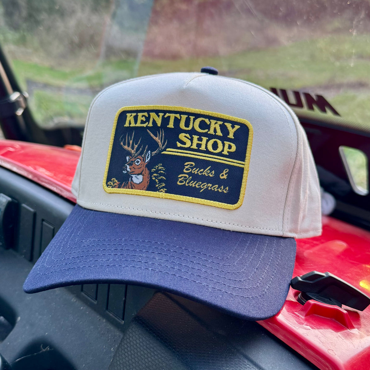 The Kentucky Bucks & Bluegrass Two-Tone Hat – The Kentucky Shop